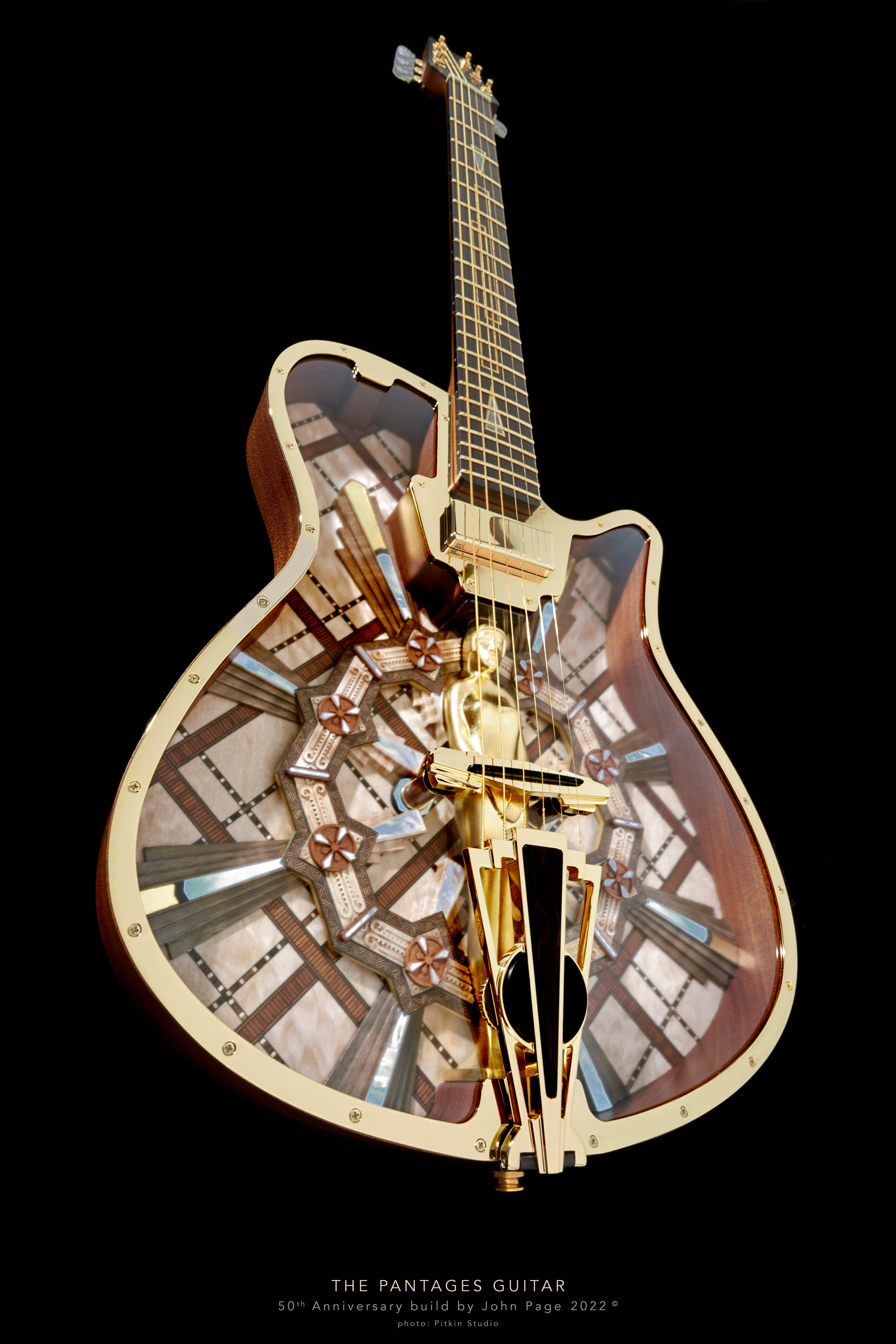 The Pantages Guitar Poster | John Page Guitars